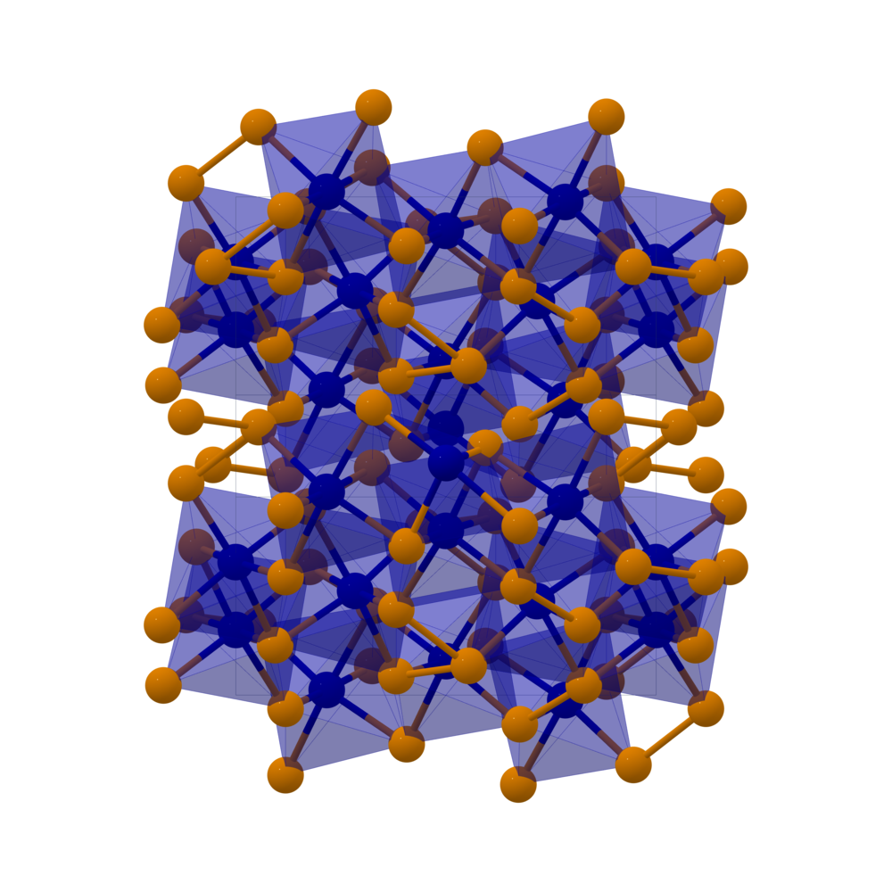 Pyrite Crystal Structure