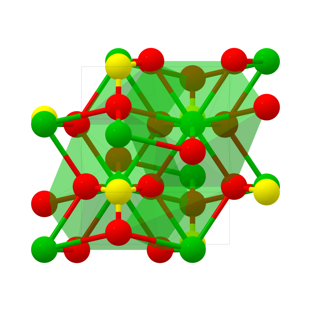 Barium Sulfate Crystal Structure